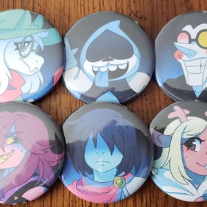 Deltarune Button Set - Etsy