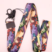 Shark Teeth Fabric Lanyard - Etsy