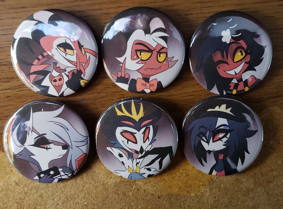 Helluva Boss Button Pack - Etsy
