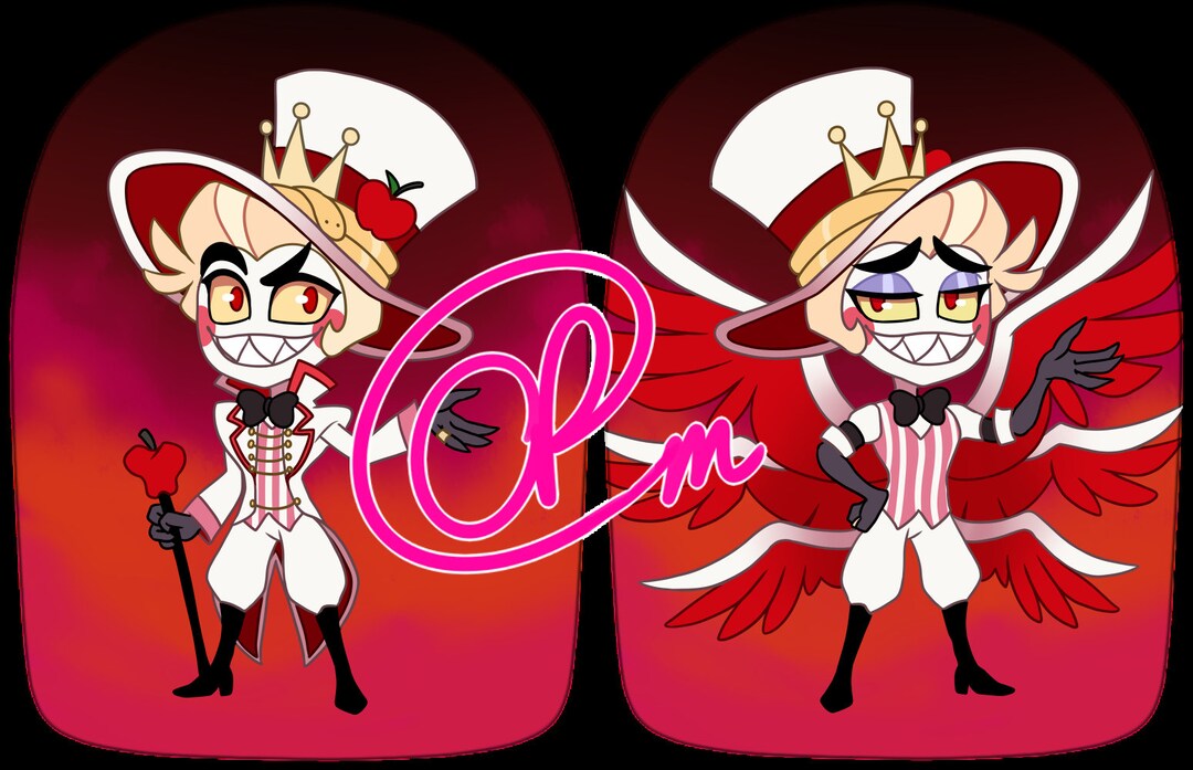 Lucifer hazbin Hotel Pillow Plush - Etsy Australia