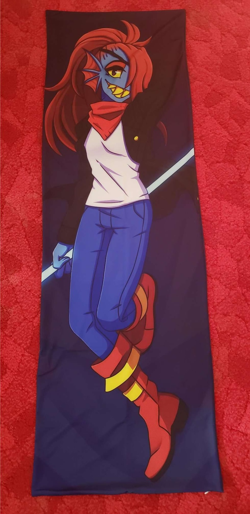 Undyne undertale Dakimakura/body Pillowcase - Etsy