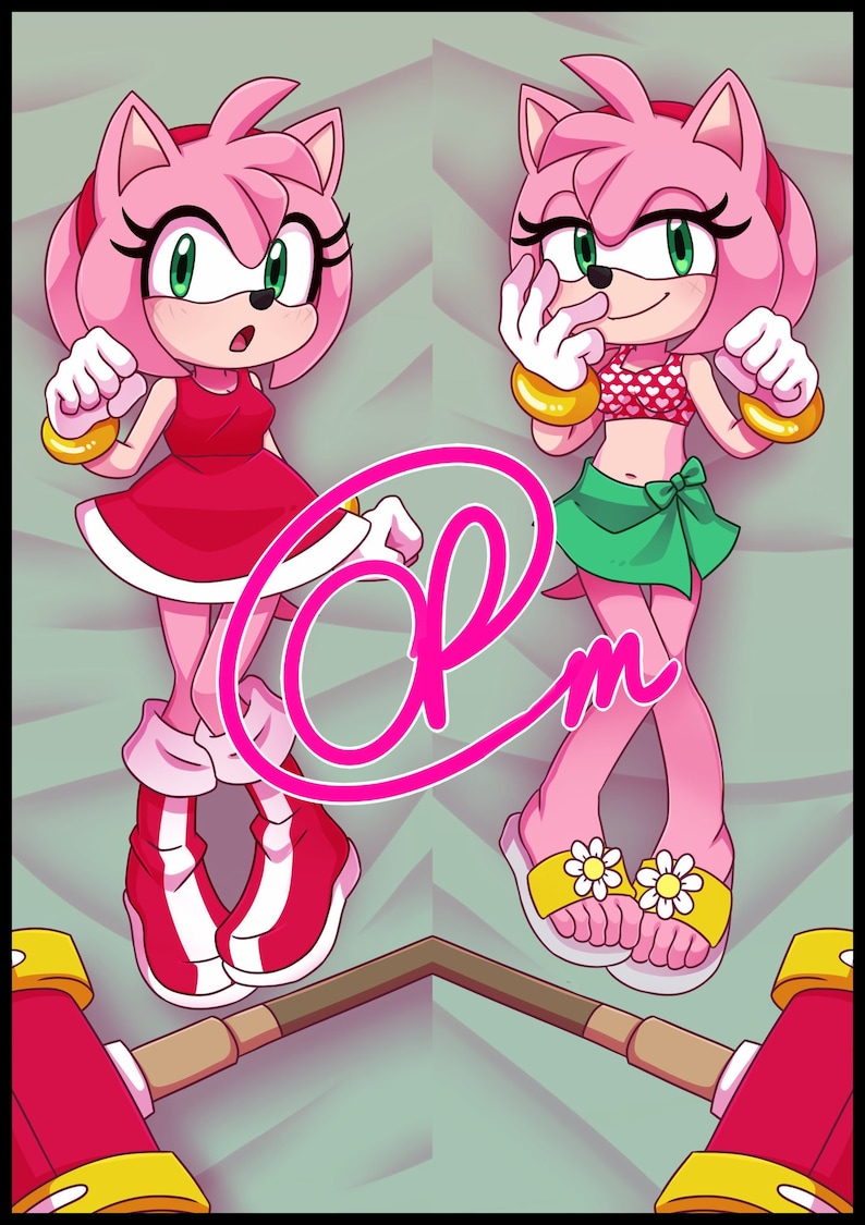 Amy the Hedgehog (sonic) Dakimakura/body Pillowcase - Etsy