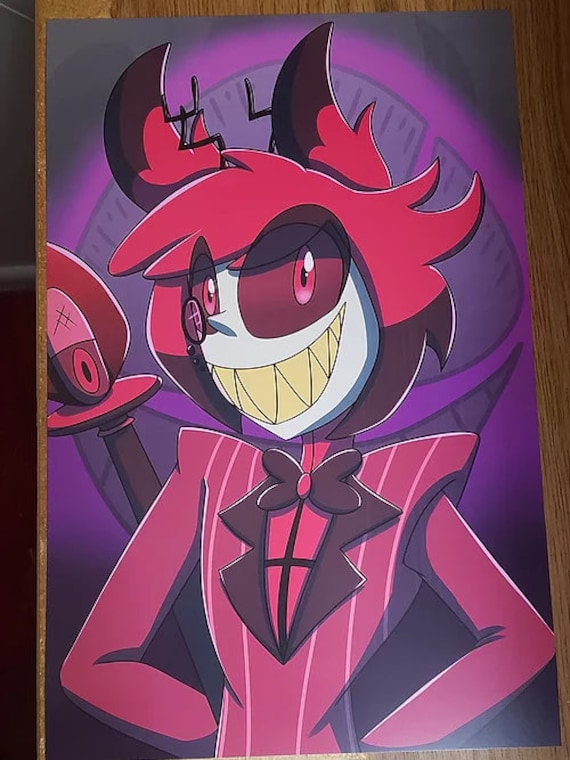 Alastor hazbin Hotel Print | Etsy