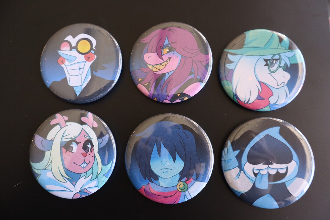 Deltarune Button Set - Etsy