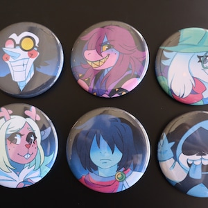 Deltarune Button Set - Etsy