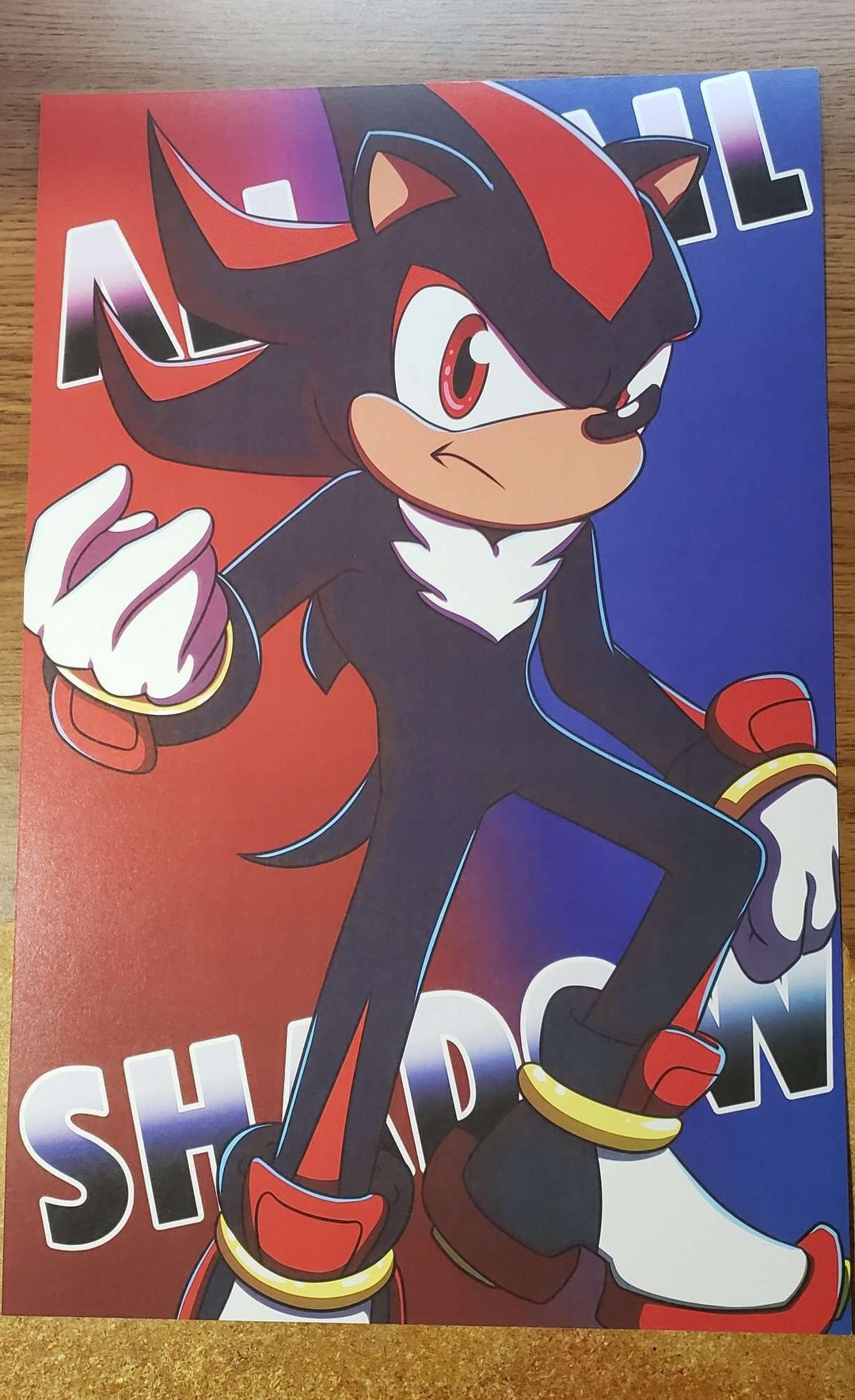 Shadow the Hedgehog (sonic) Print - Etsy