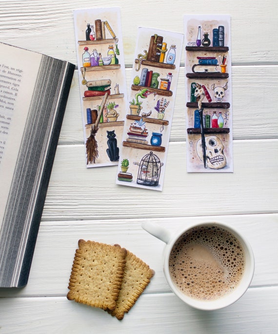 Magical Bookmarks Printed on Textures Paper With Magic - Etsy