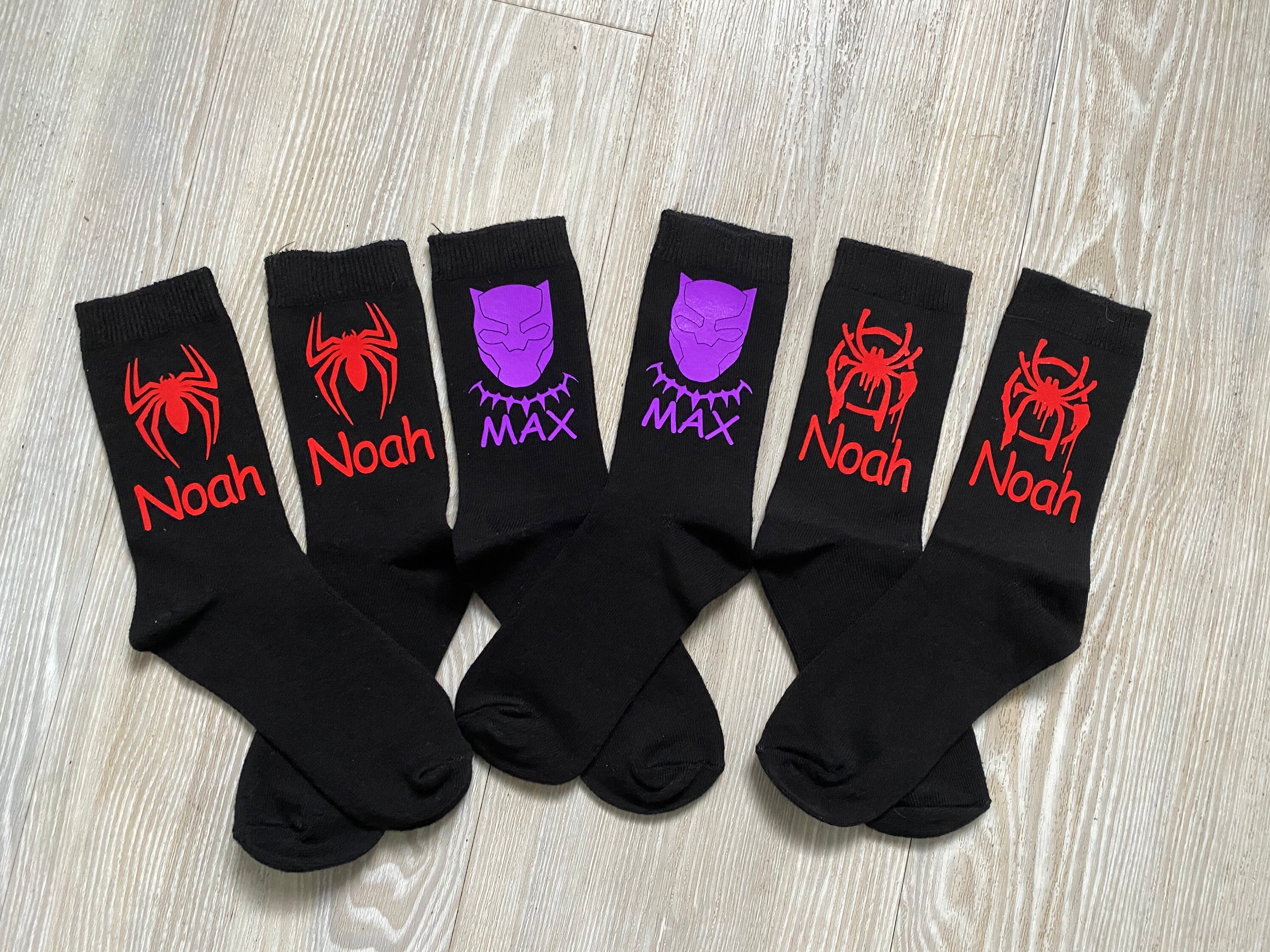 Personalised Boys Girls Any Character Socks Any Size Any | Etsy UK