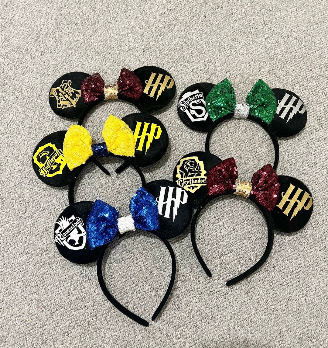 HP Wizard Girls Boys Minnie Mickey Mouse Ears Headband - Etsy