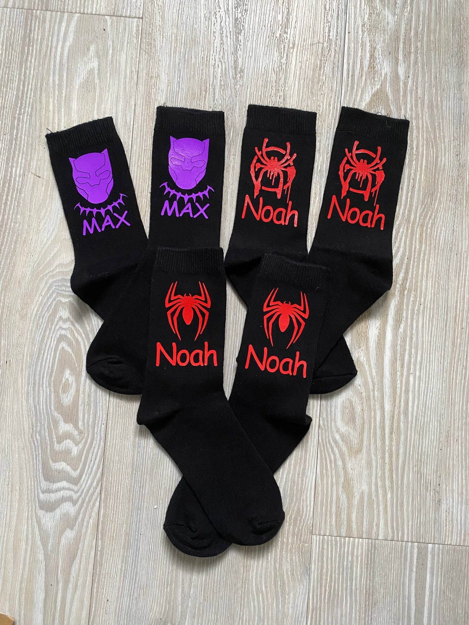 Personalised Boys Girls Any Character Socks Any Size Any - Etsy UK