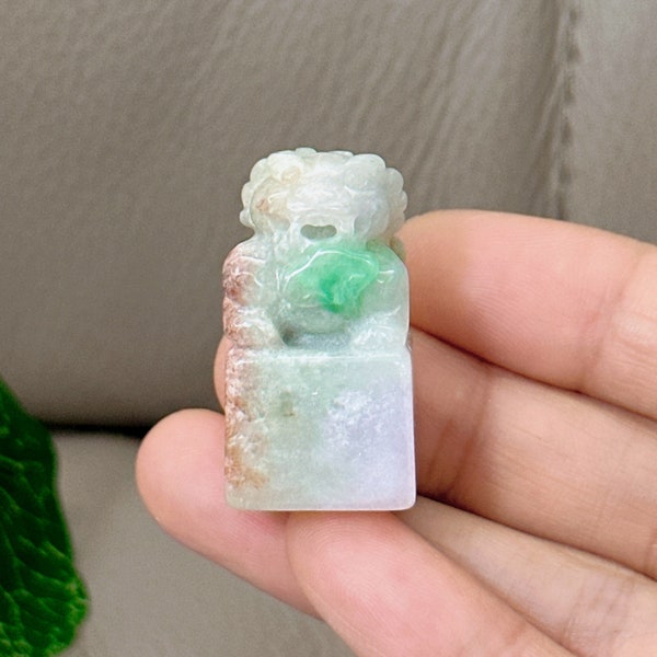 Jade Lion Pendant - Etsy