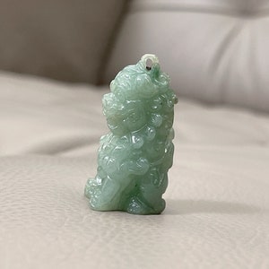 Jade Lion Pendant - Etsy
