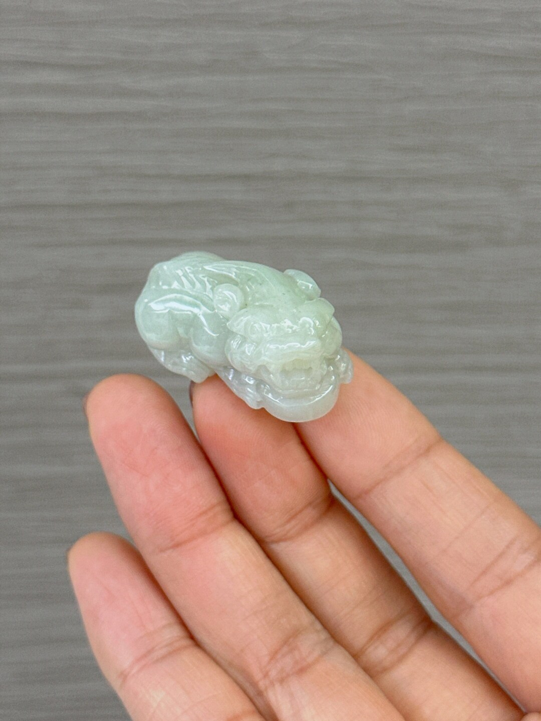 Chinese Pixiu Jadeite Jade Pendant, Feng Shui Pixiu, 財富貔貅, Genuine ...