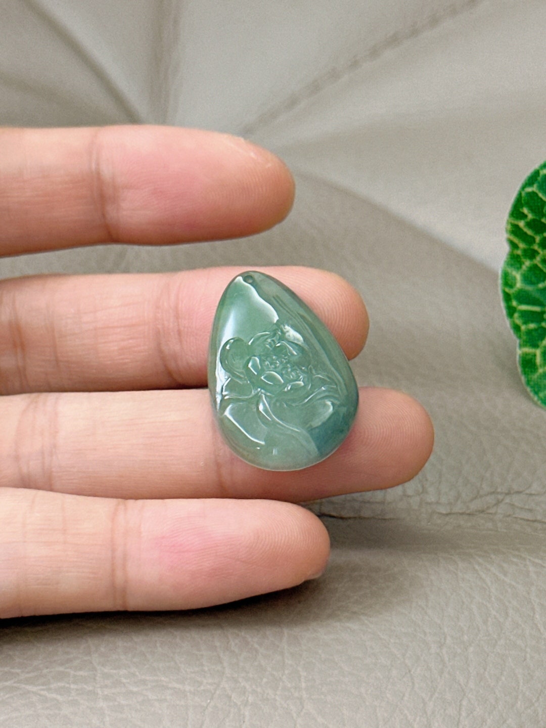 Mini Lotus Flower Jade Pendant Lotus Jadeite Pendant Jadeite - Etsy