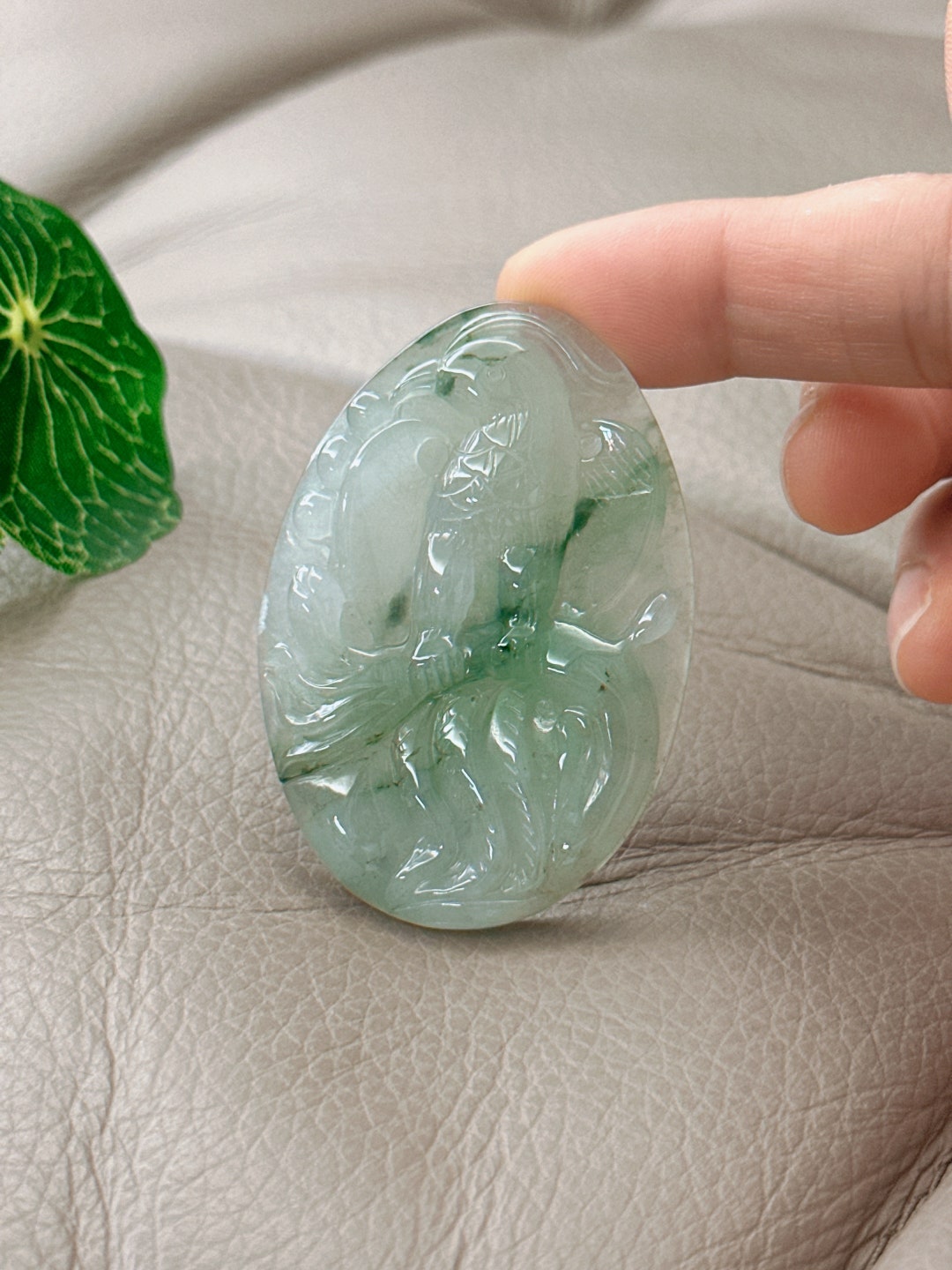 Jade Parrot Pendant, Parrot Jadeite Jade Pendant, Grade A Jade, Type A ...