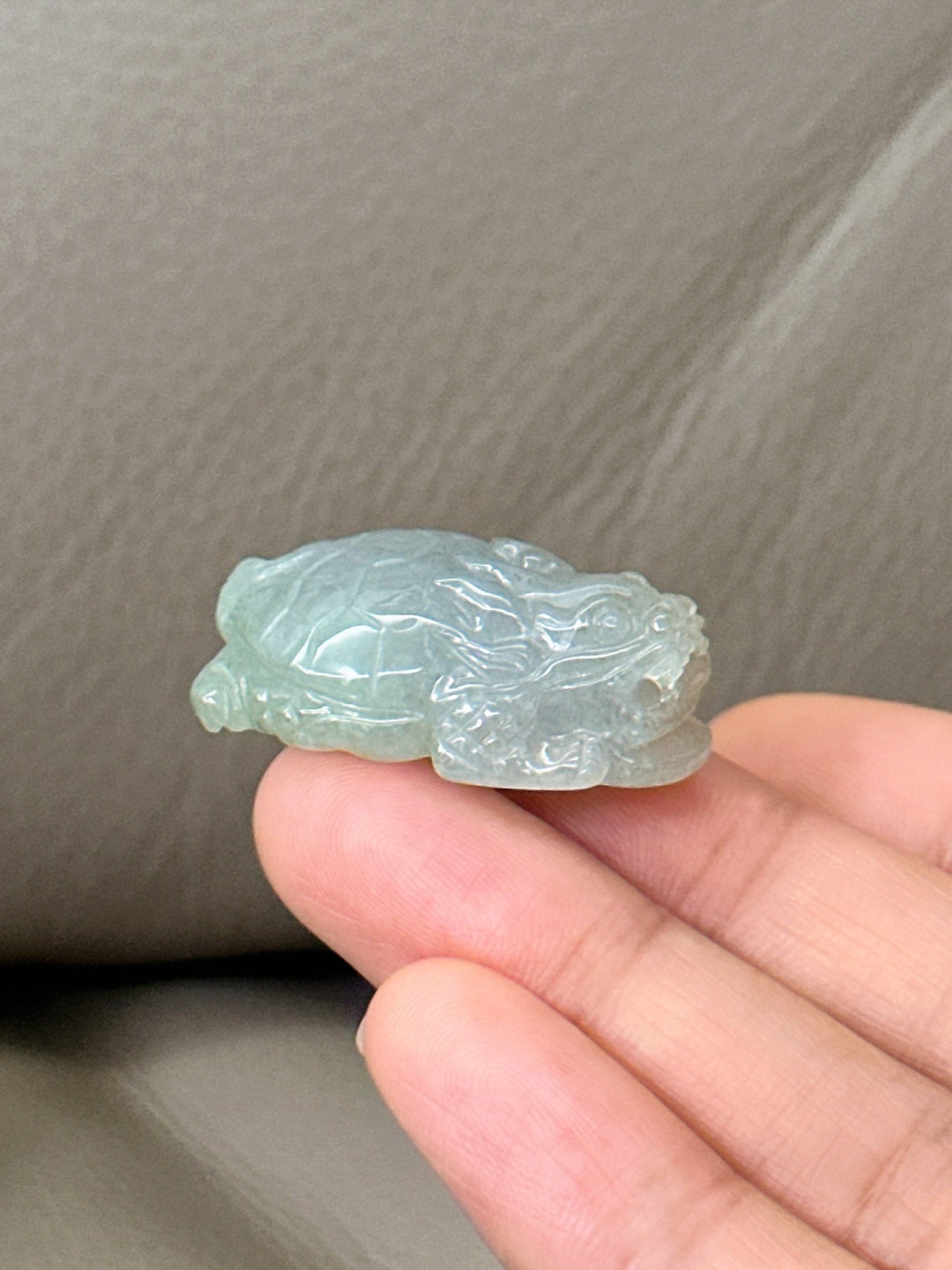 Burmese Jadeite Dragon Turtle Pendant: Grade A Jade Necklace - Etsy