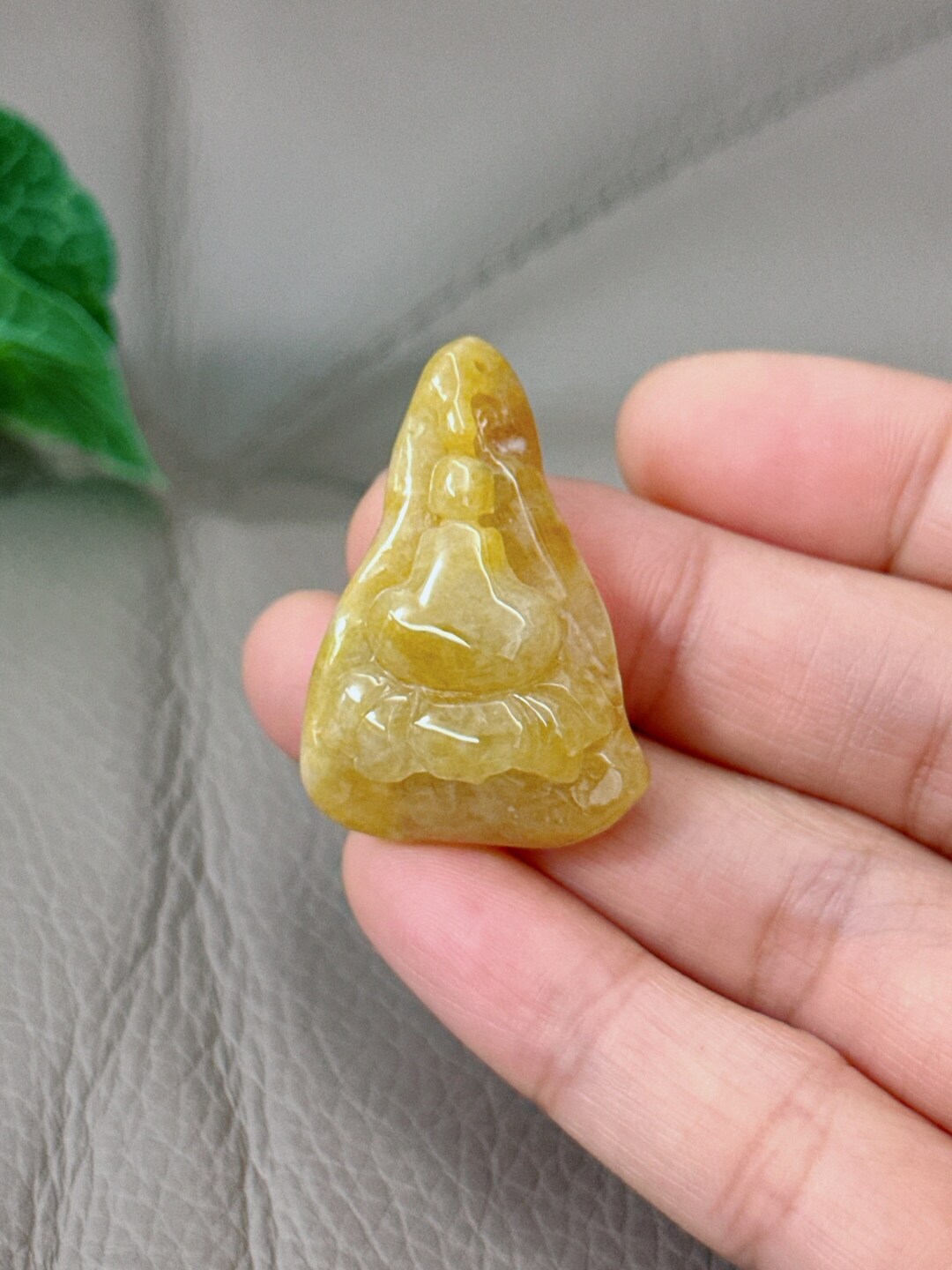 Buddhist Monk Jade Pendant, Enlightenment Meditation, 無相悟道, Jadeite ...