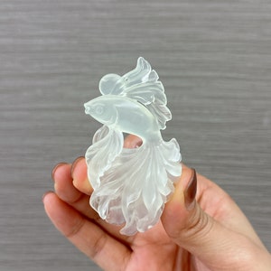 Betta Fish Pendant, Betta Fish Jade Necklace, Siamese Fighting Fish ...