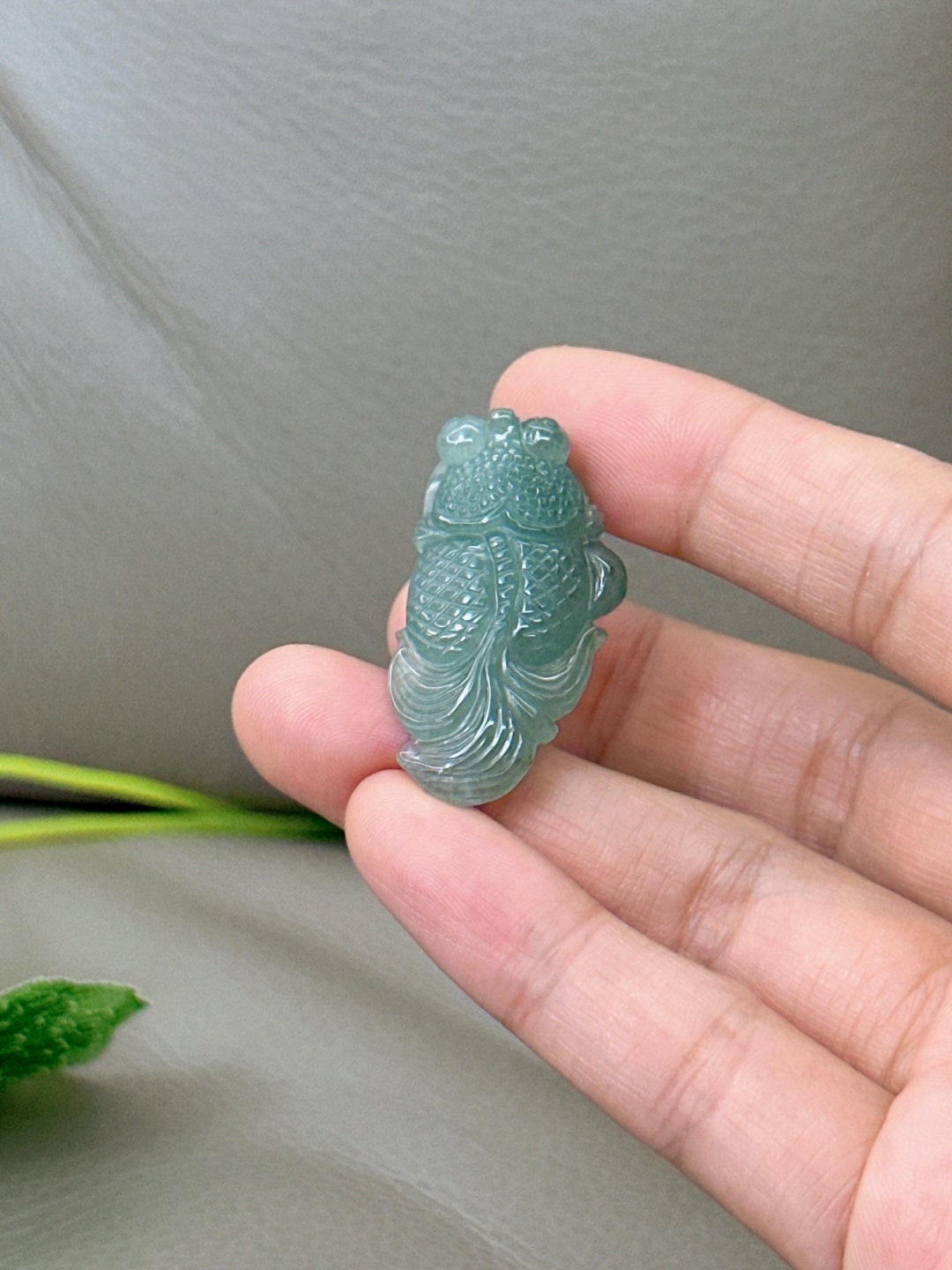 Jade Goldfish Pendant, Goldfish Jade Pendant, Lionhead Goldfish Jadeite ...