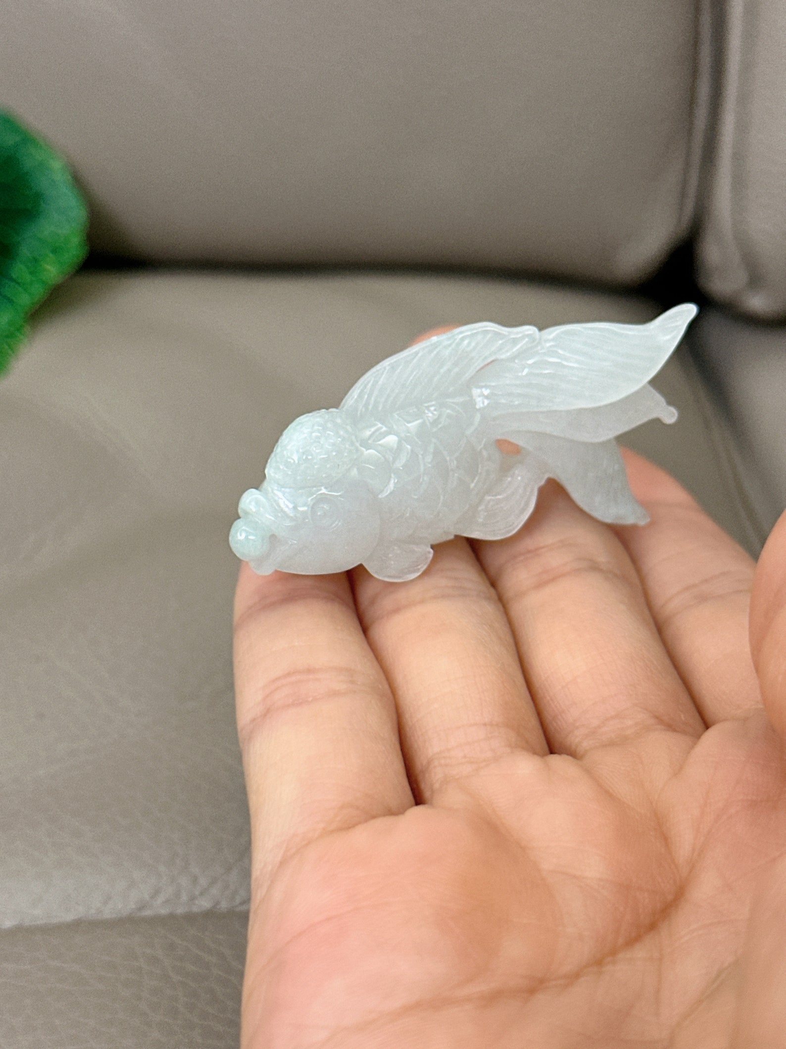 Burmese Jade Goldfish Pendant: Grade A Jadeite Necklace - Etsy