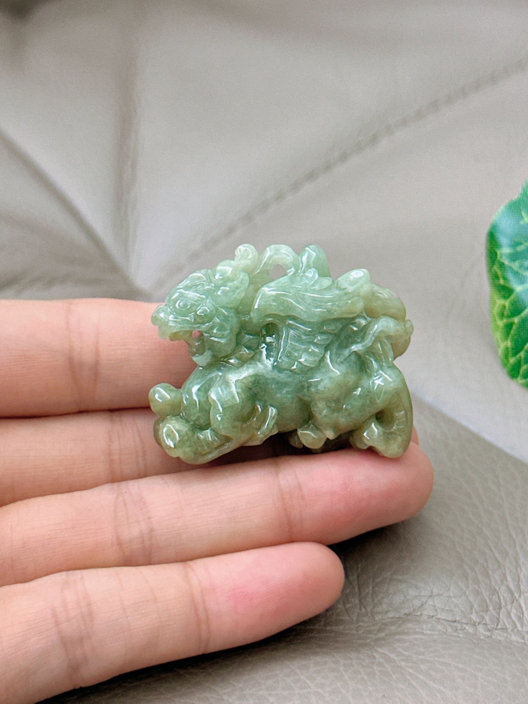 Jade Pixiu Pendant, Pixiu Jadeite Pendant, 財富貔貅, Pixiu Jade Necklace ...