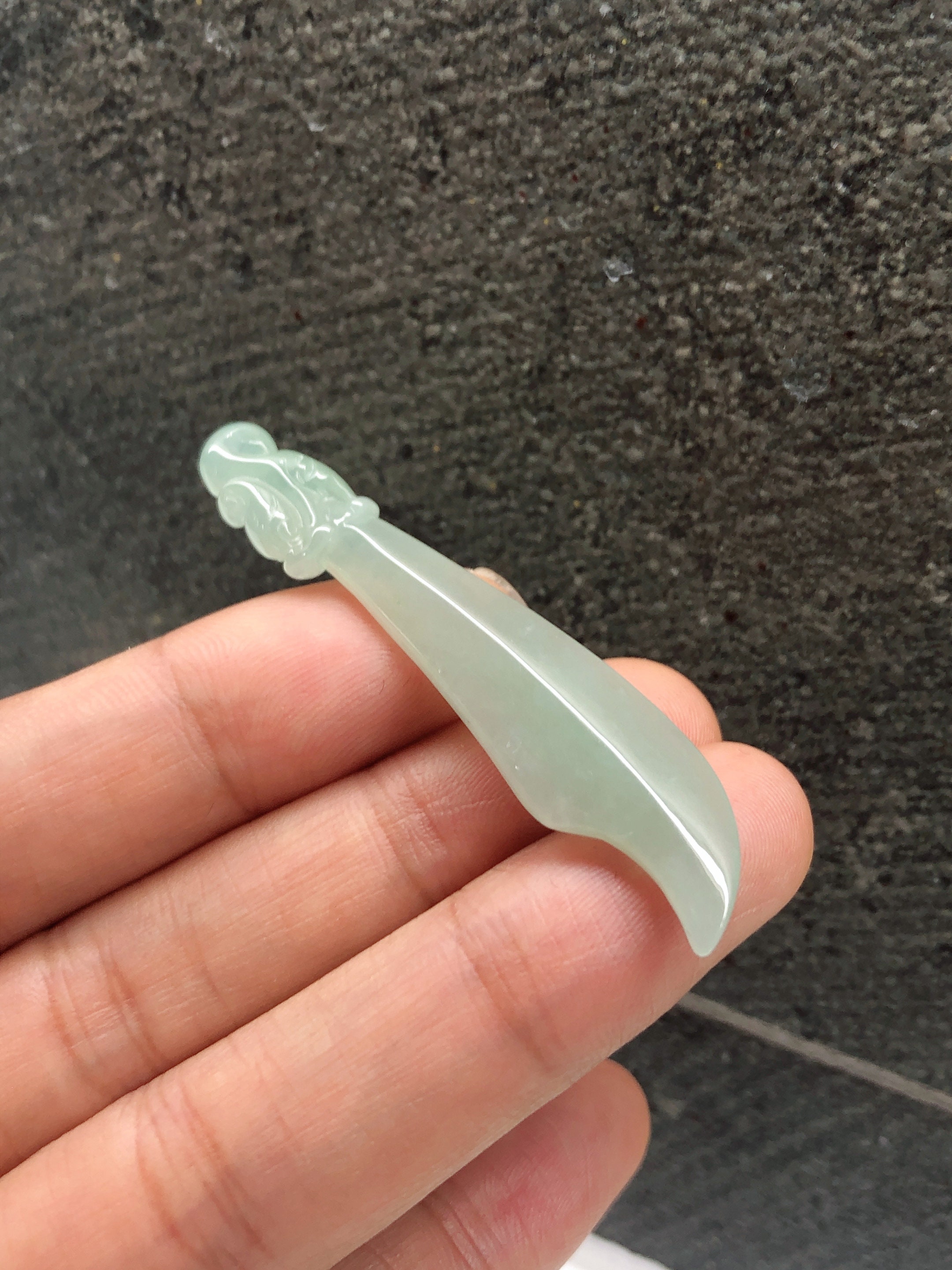 Chinese Sword Machete Jade Pendant Jadeite Jade - Etsy