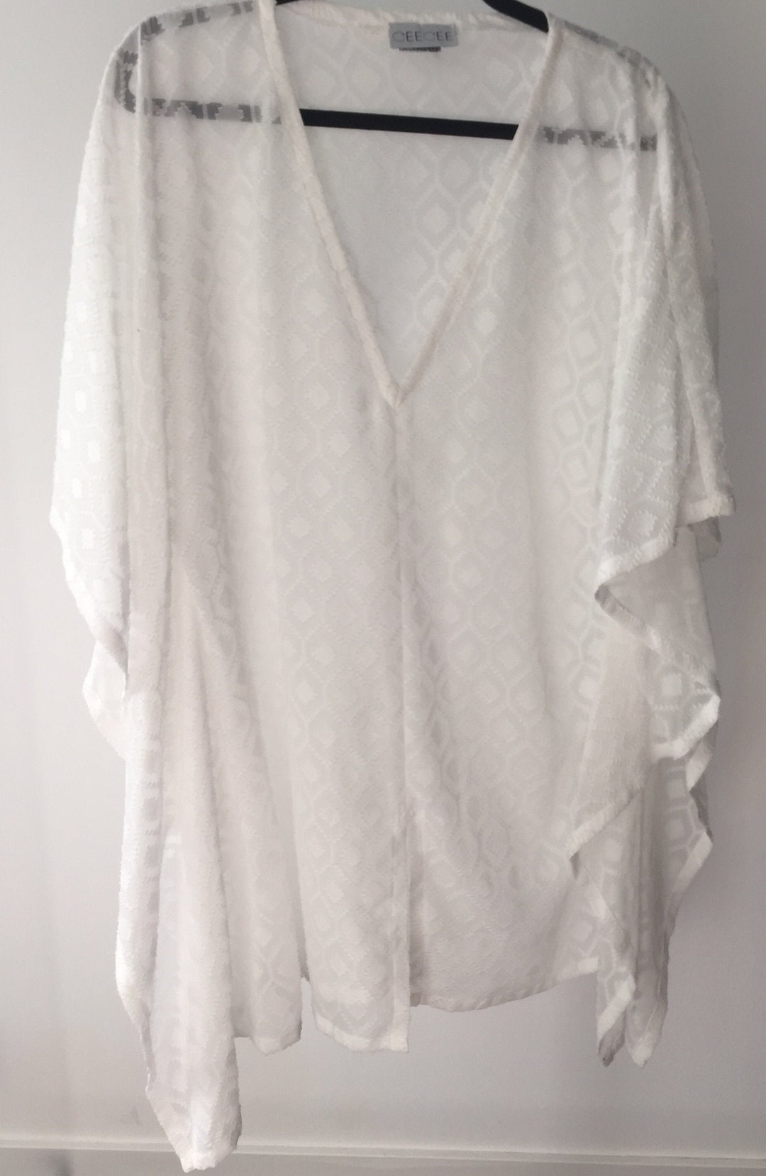 CEECEE Short White Kaftan - Etsy
