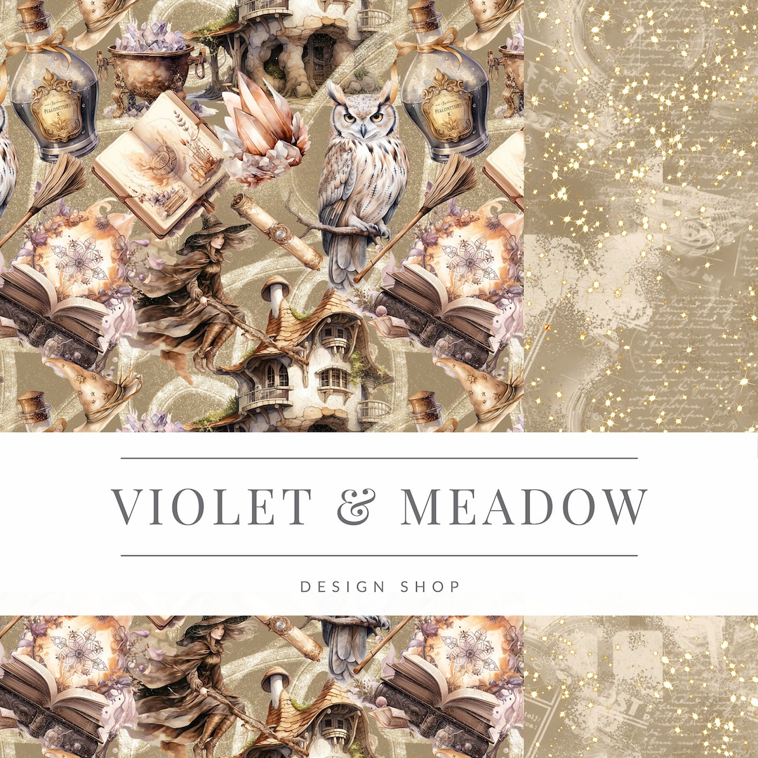 Wizard | Magic| Wizard Fantasy Seamless Repeat Pattern| Backgrounds ...