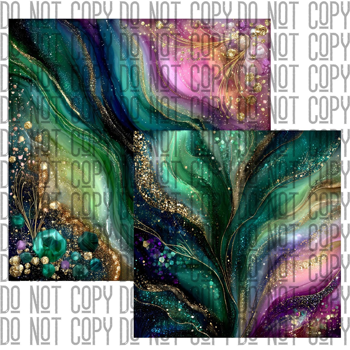 Alcohol Ink Background Digital Paper – Galaxy Paper – Marble Paper ...