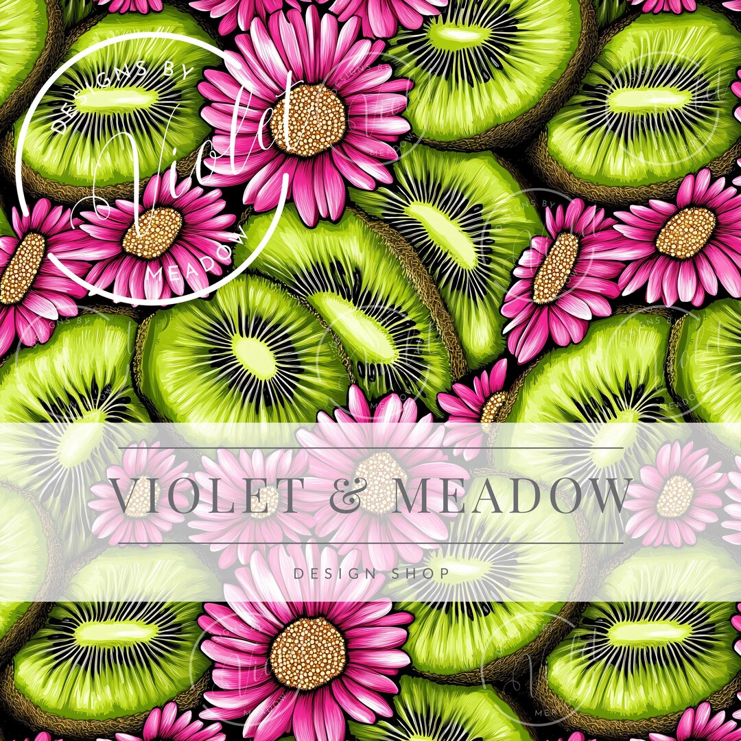 Seamless Kiwi Fabric Pattern for Fabric Printing and Sublimation ...