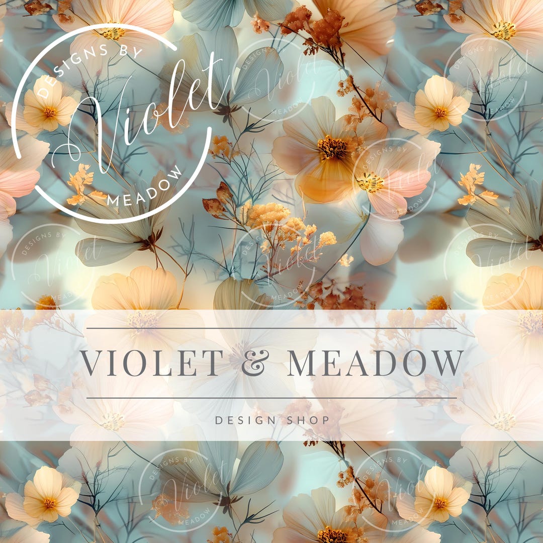 Watercolor Flowers Pattern | Fall Flowers | Seamless Repeat Pattern ...