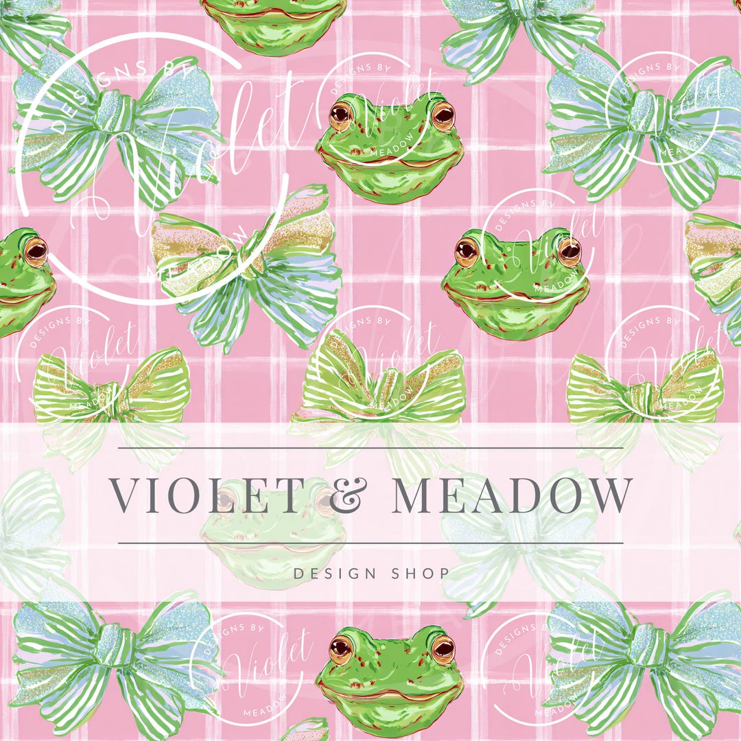 Frogs Digital Paper | Seamless Pattern for Fabric | Watercolor Frog ...