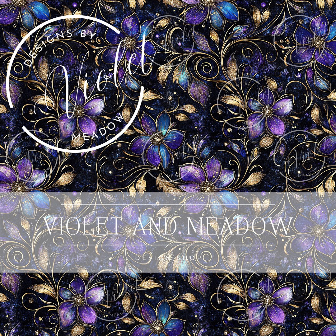 Seamless Dark Floral Pattern | Elegant Anemones, Wildflowers & Leaves ...