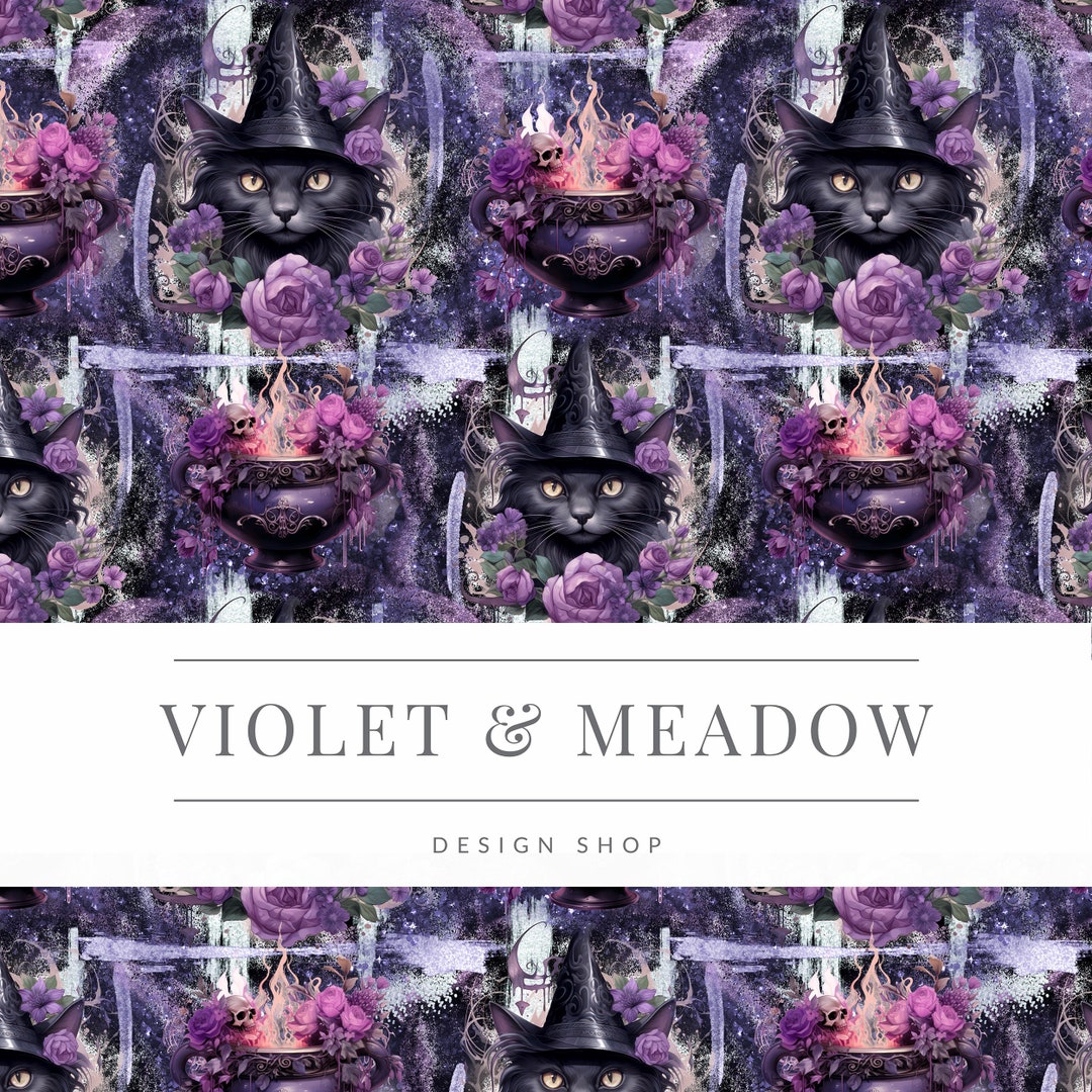 Seamless Cat Pattern, Digital Download, Surface Pattern, Seamless ...