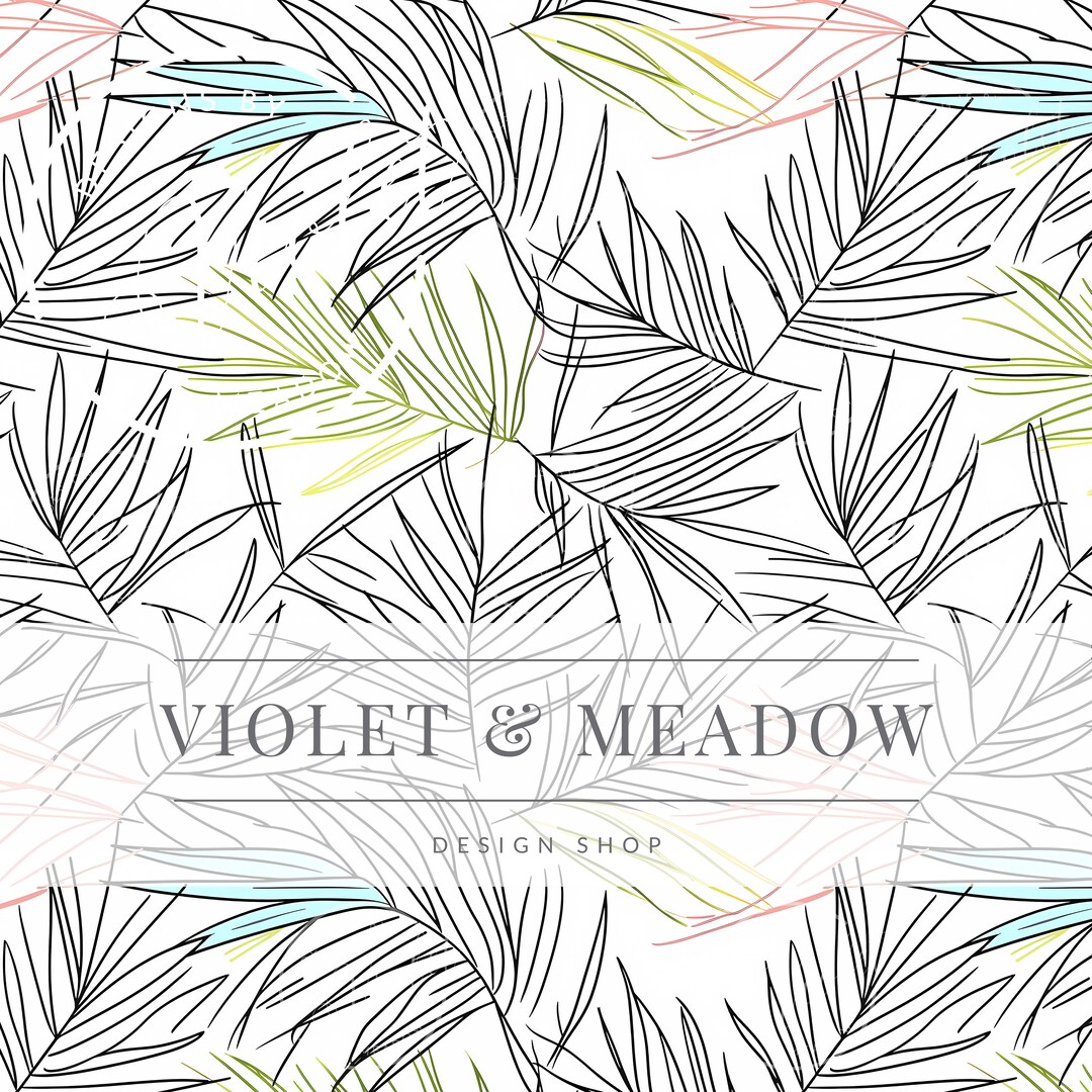 Botanical Pattern | Seamless Patterns | Digital Download | Flower ...