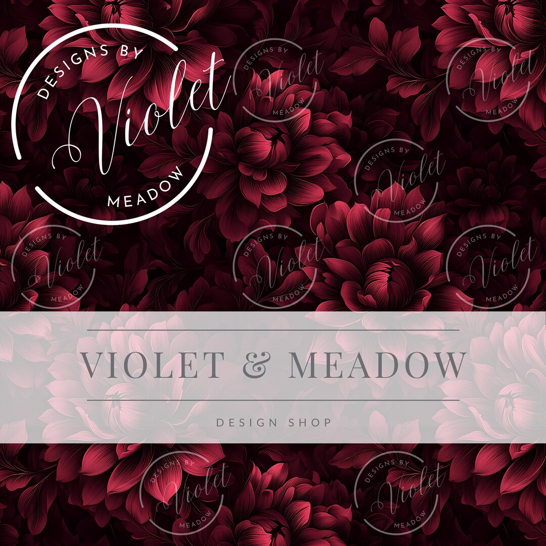 Red Peonies Flowers | Flower | Cute Seamless Repeat Pattern ...