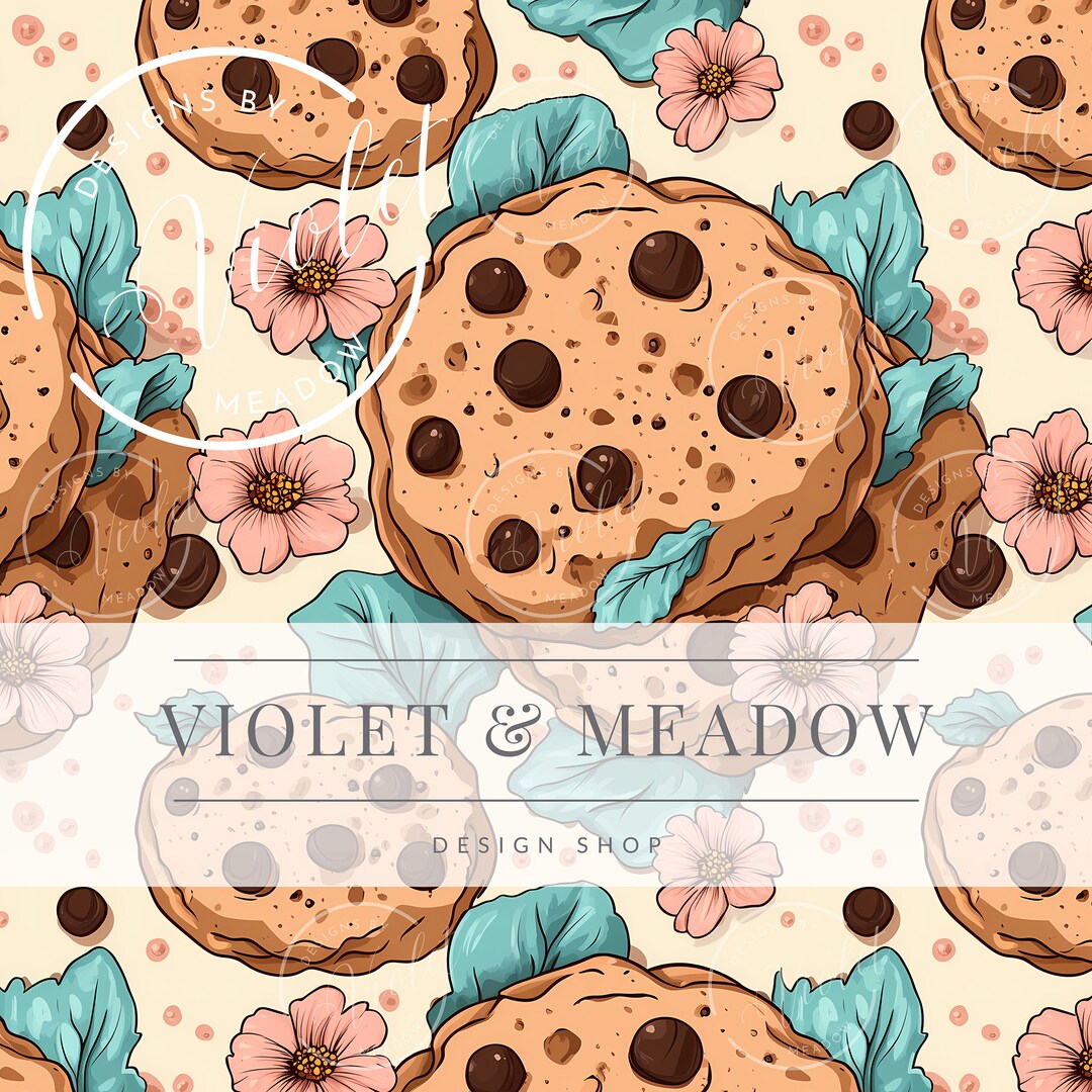 Cookies and Milk Seamless Pattern | Digital Pattern for Fabrics and ...