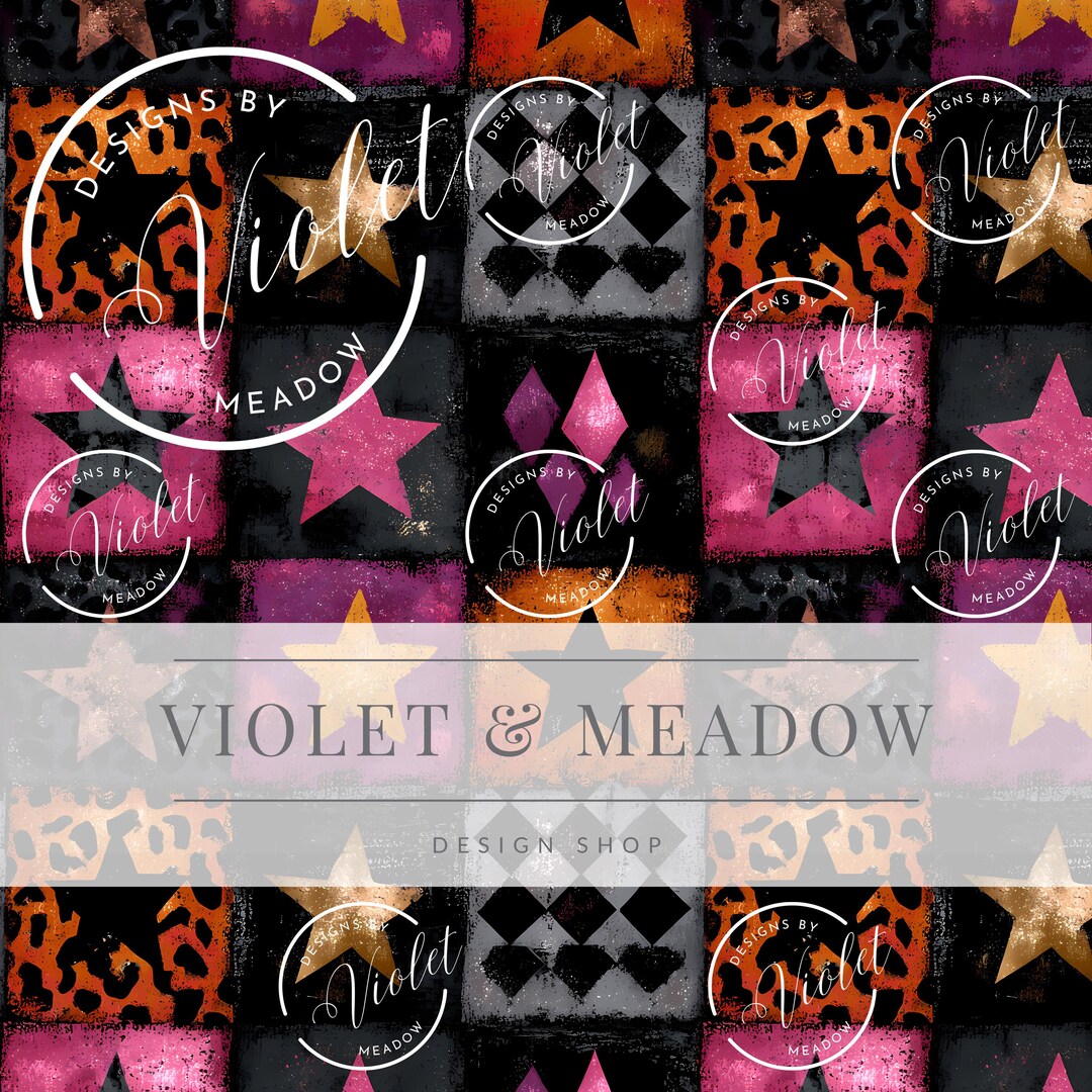 Seamless Fall Patchwork, Stars, Thanksgiving Seamless | Printable ...
