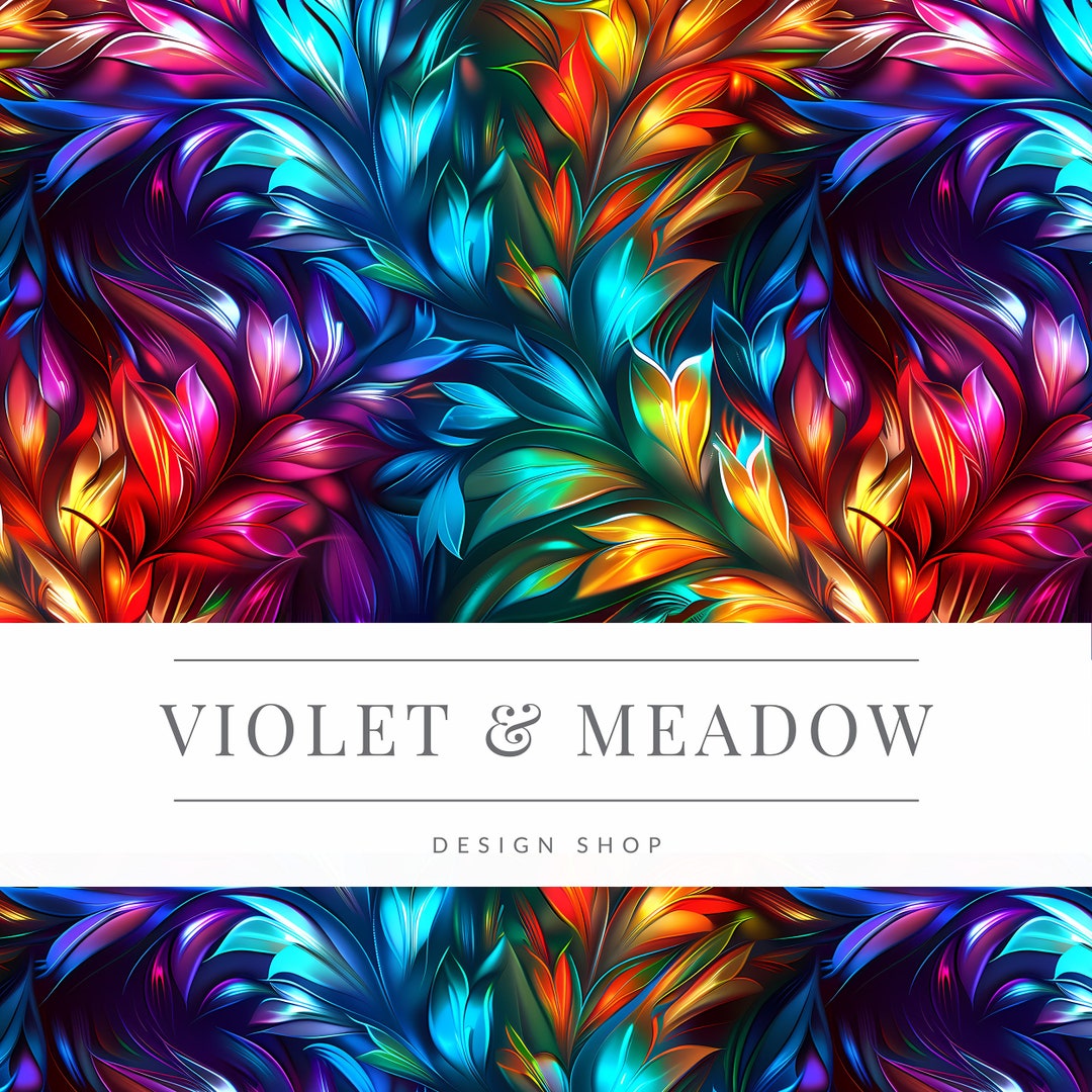 Bursting Spectrum of Rainbow Colors | Raver | Seamless Colorful ...