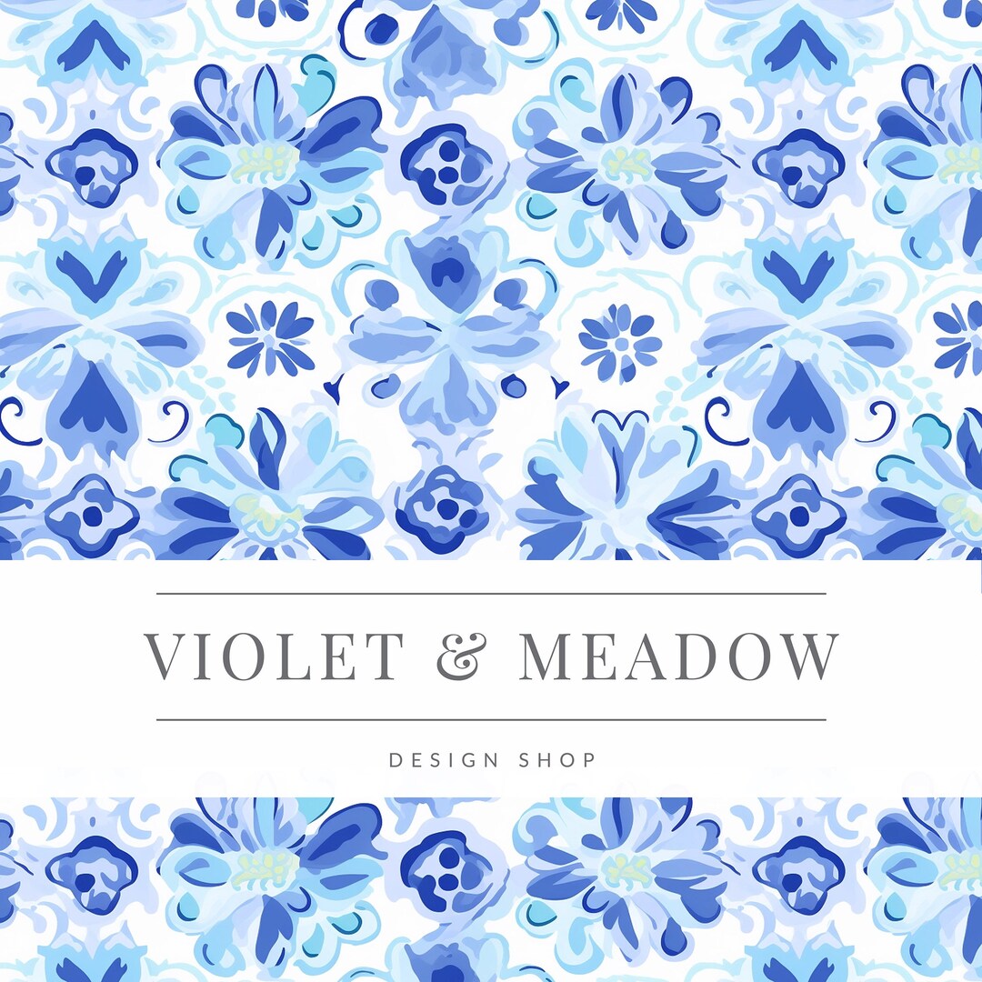 Preppy, Italian Style Pattern Spring Flowers Watercolor Seamless ...