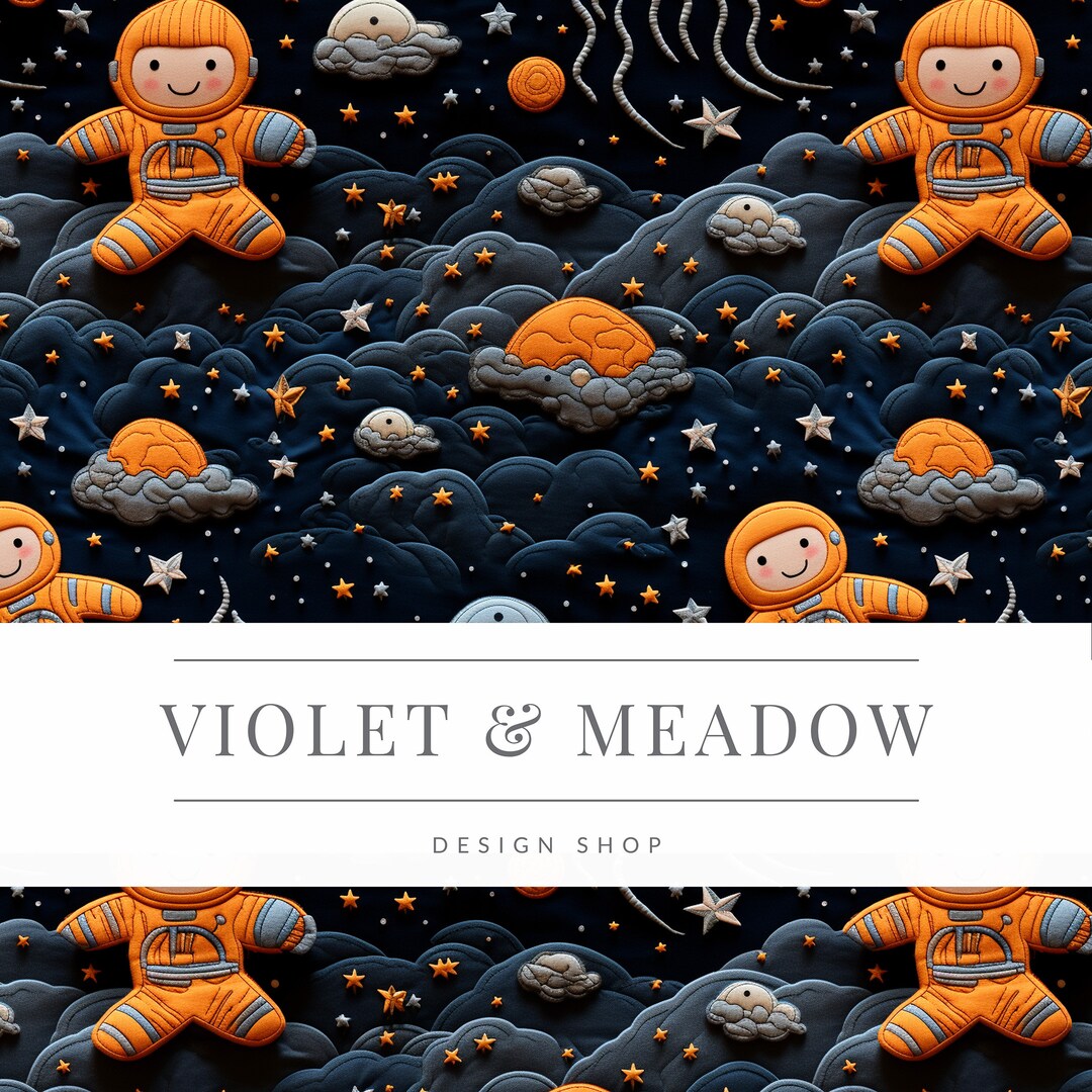 3D Space Boy Seamless Pattern for Fabric Boys Digital Paper 3D Repeat ...