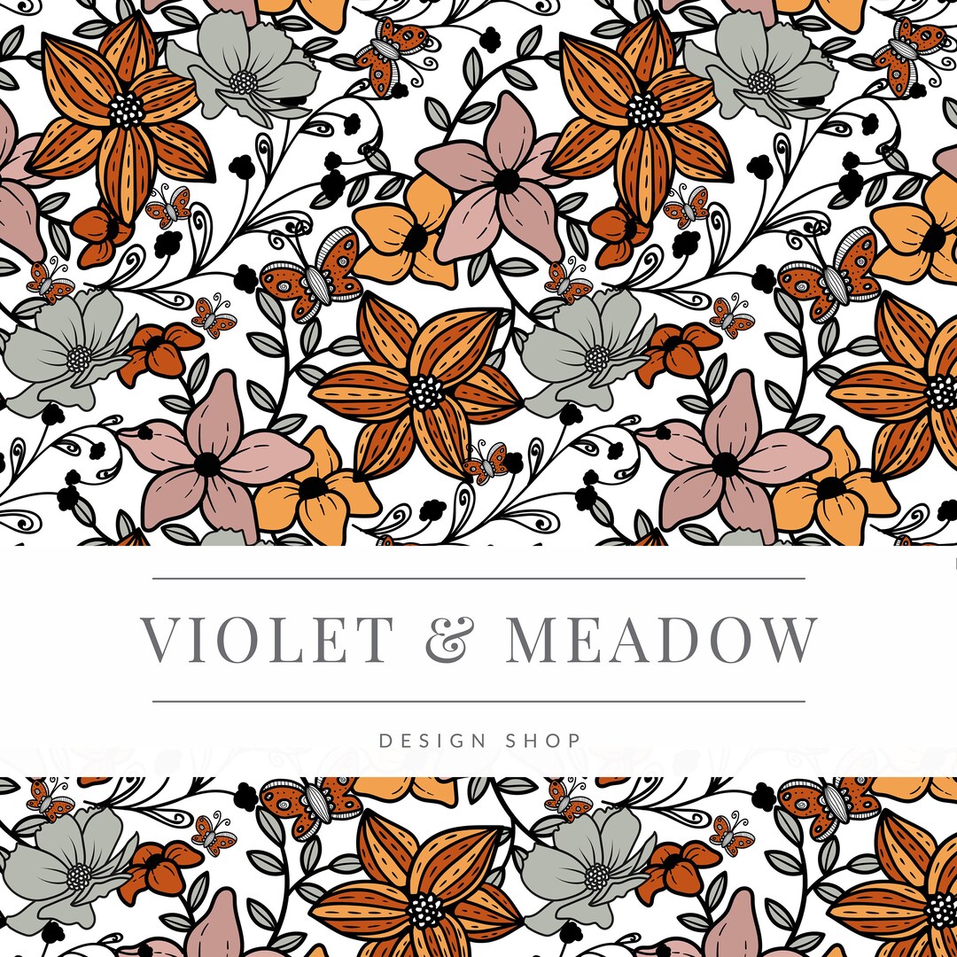 Dainty Flowers, Seamless Coquette Flowers, Dainty Flower Paper Pattern ...