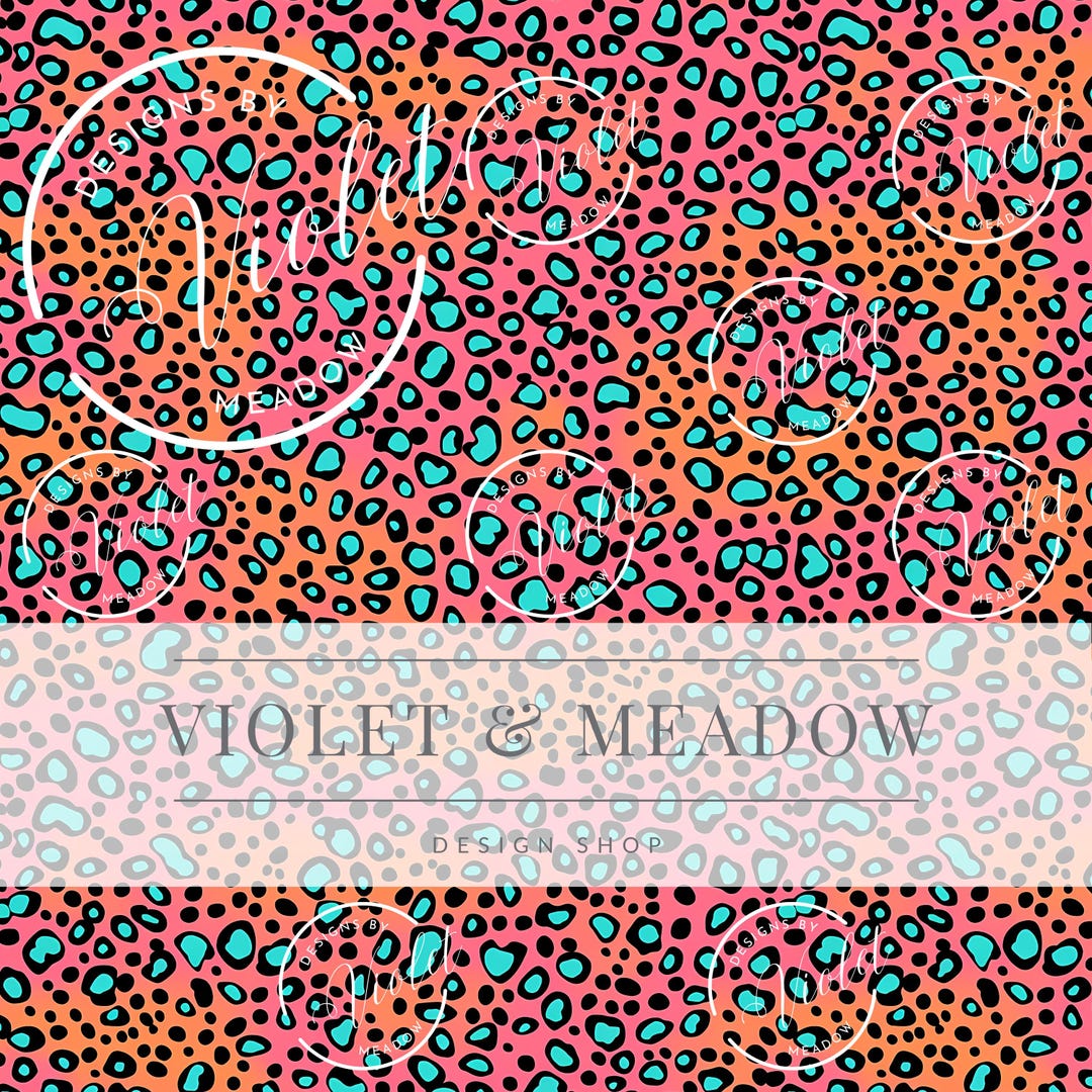 Pop Art Animal Print Seamless Pattern - Abstract Spots Digital Paper ...