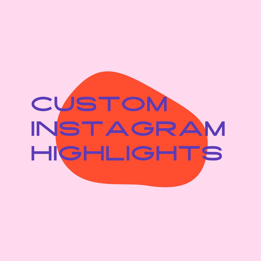 Custom Instagram Story Highlight Icons | Social Media Covers | Digital ...
