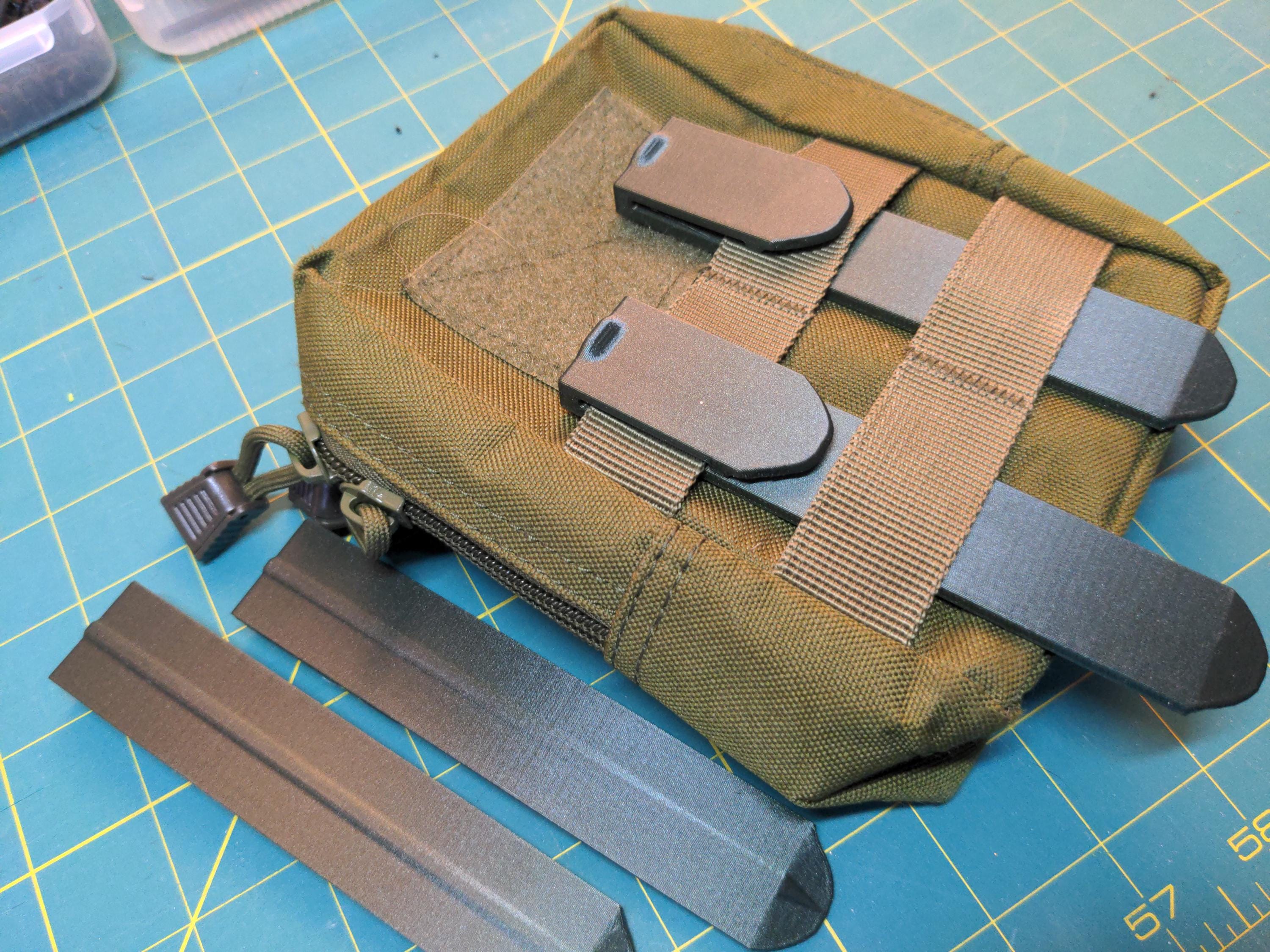 4 Pack, 3D Printed MOLLE Sticks | Attach Any MOLLE or PALS Webbing ...