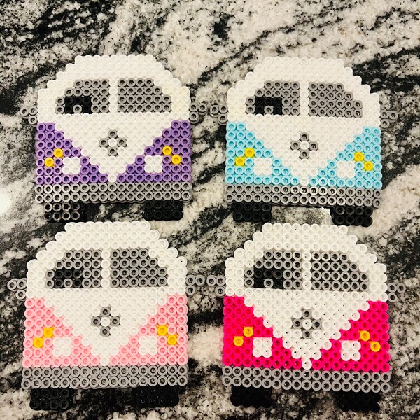 Perler Bead Coasters - Etsy