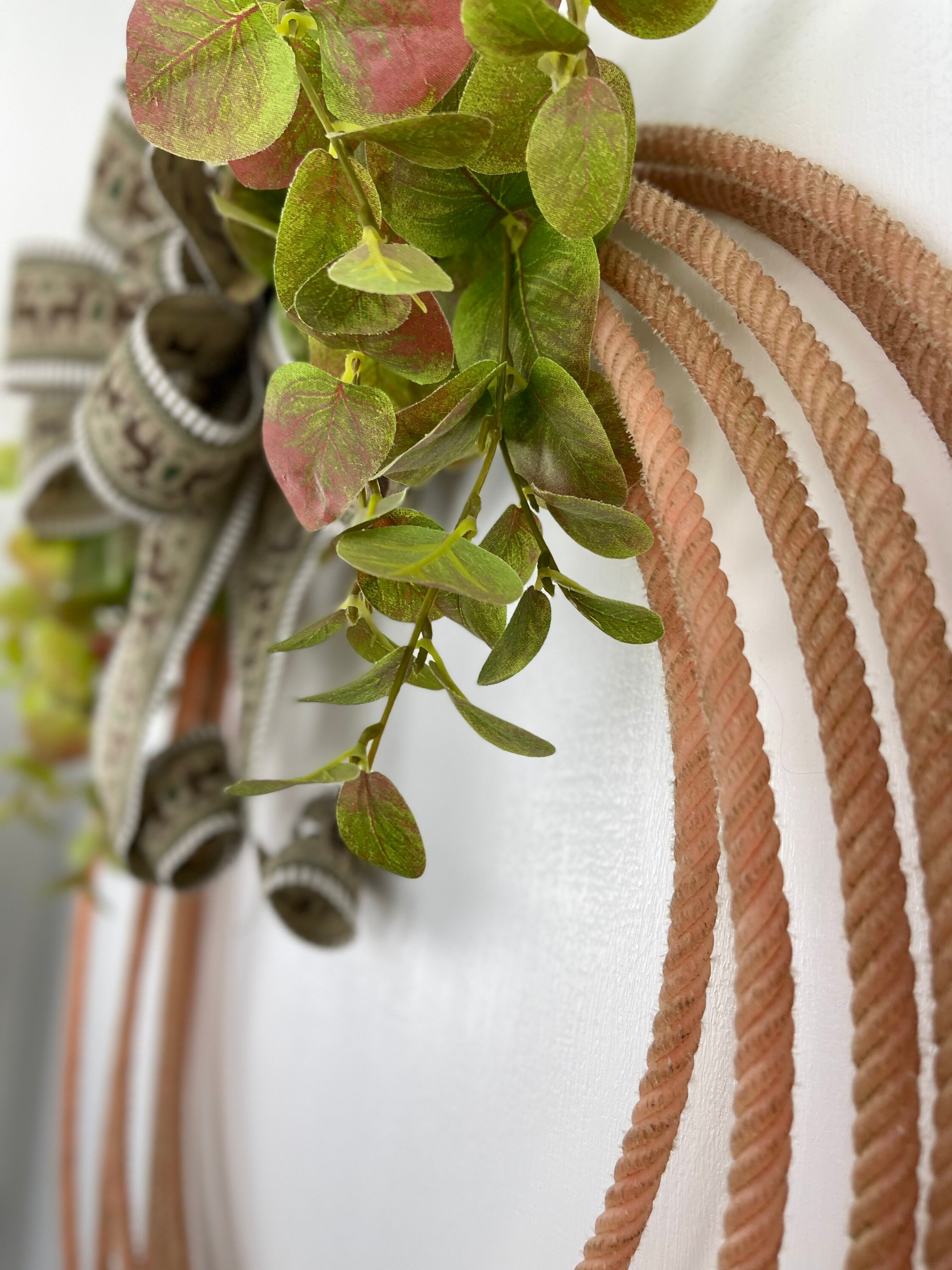 Western Rope Wreath,simple Door Decor, Christmas Decor - Etsy