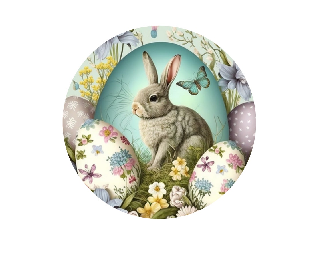 Bunny Welcome Sign. Bunny Wreath Sign, Happy Easter Sign, Wreath Sign ...