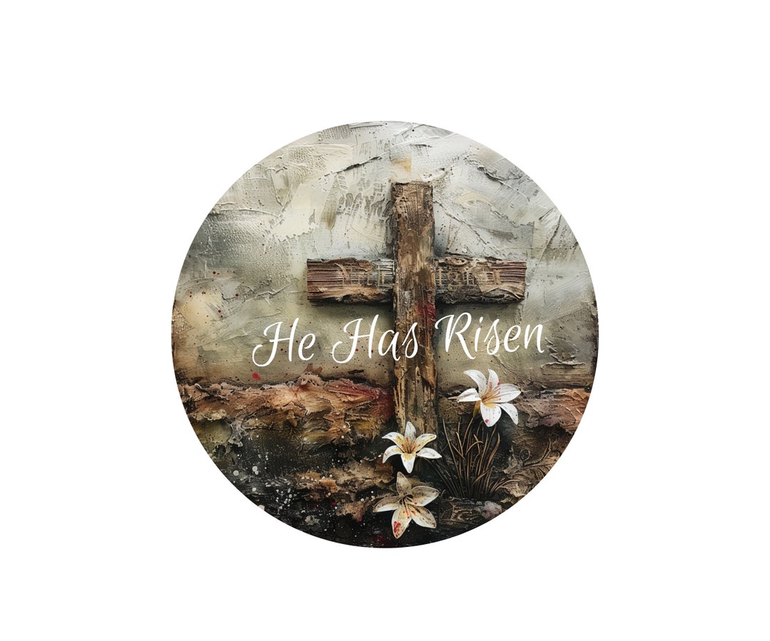 Cross With Lilly's Wreath Attachment,cross Wreath. Wreath Attachment - Etsy