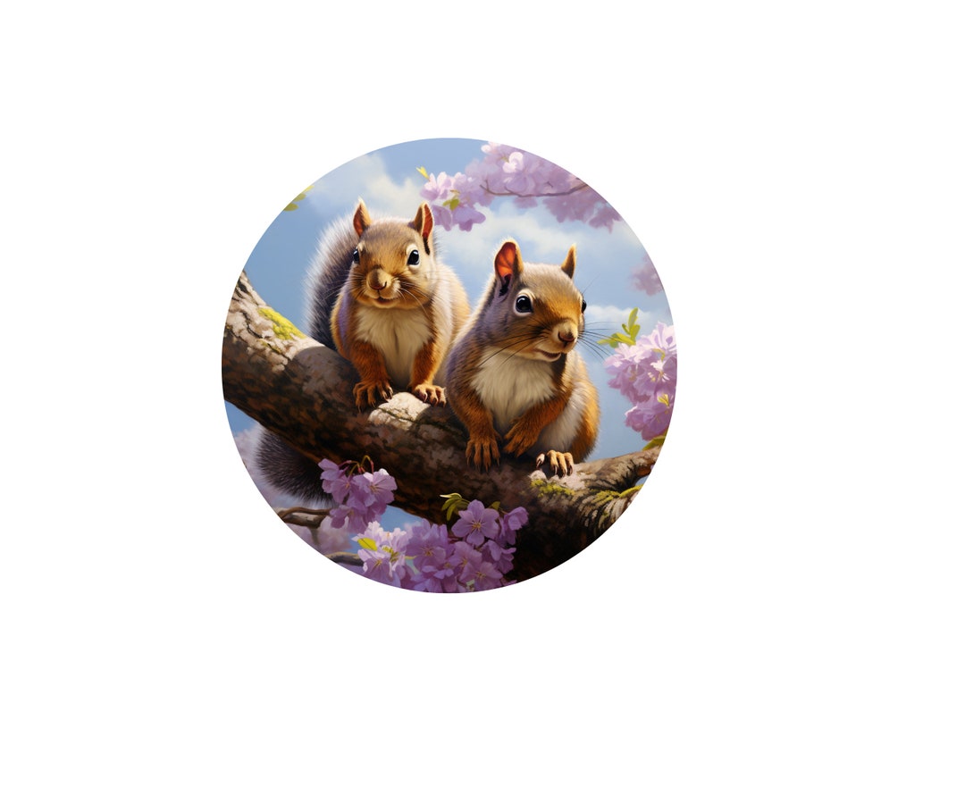 Woodland Squirrel Wreath Sign, Squirrel Sign, Woodland Theme Wreath ...